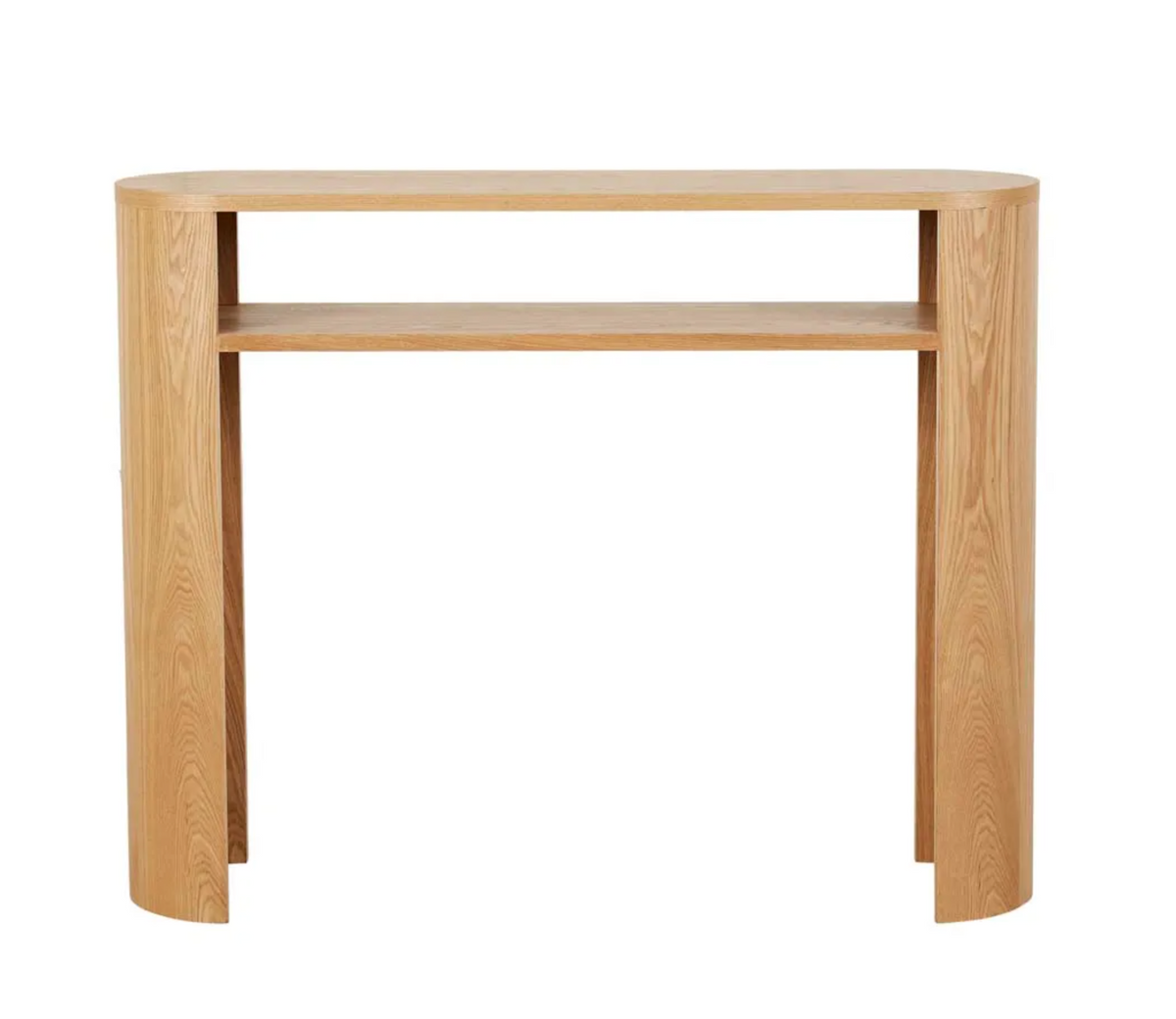 Classique Oval Small Shelf Console | Natural Ash – ReesandRees