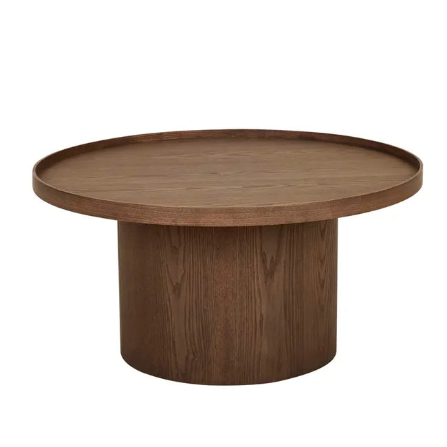 Classique Pedestal Coffee Table | Smoked Ash – ReesandRees