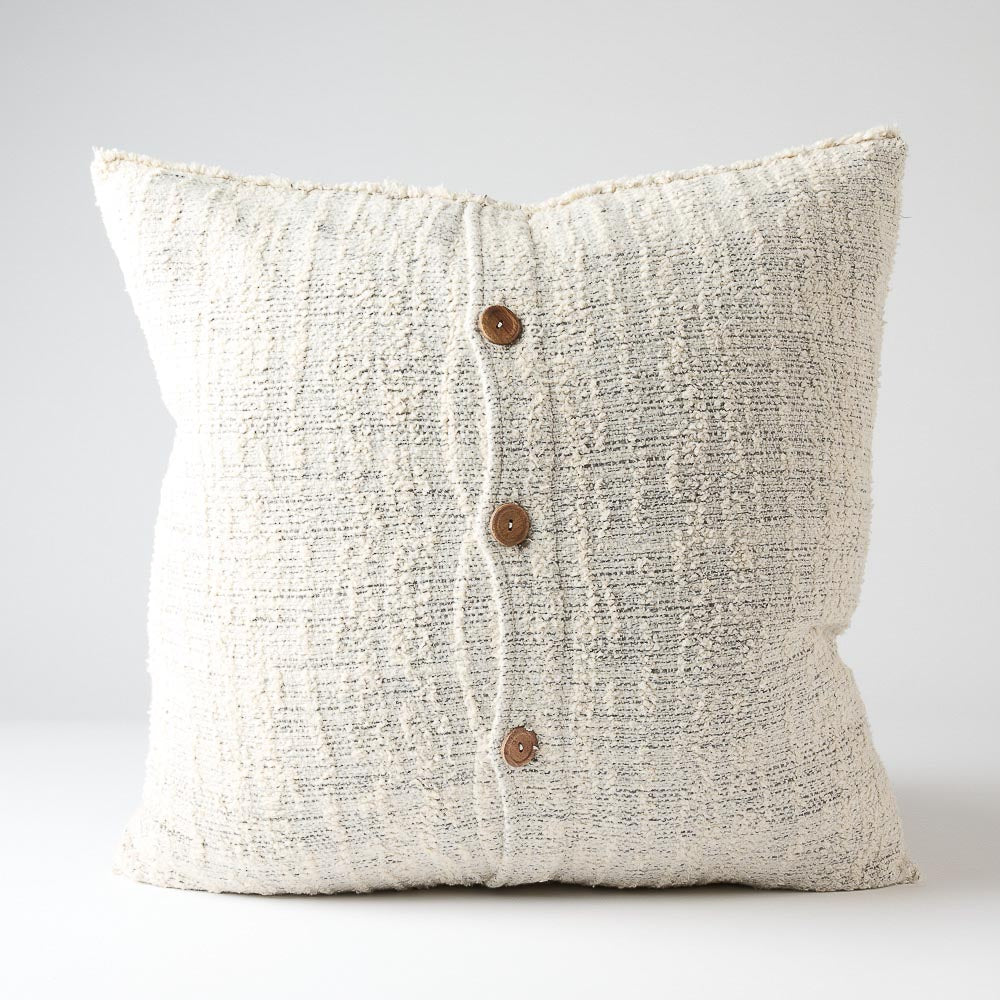 Ida Cushion | Off White/Slate – ReesandRees
