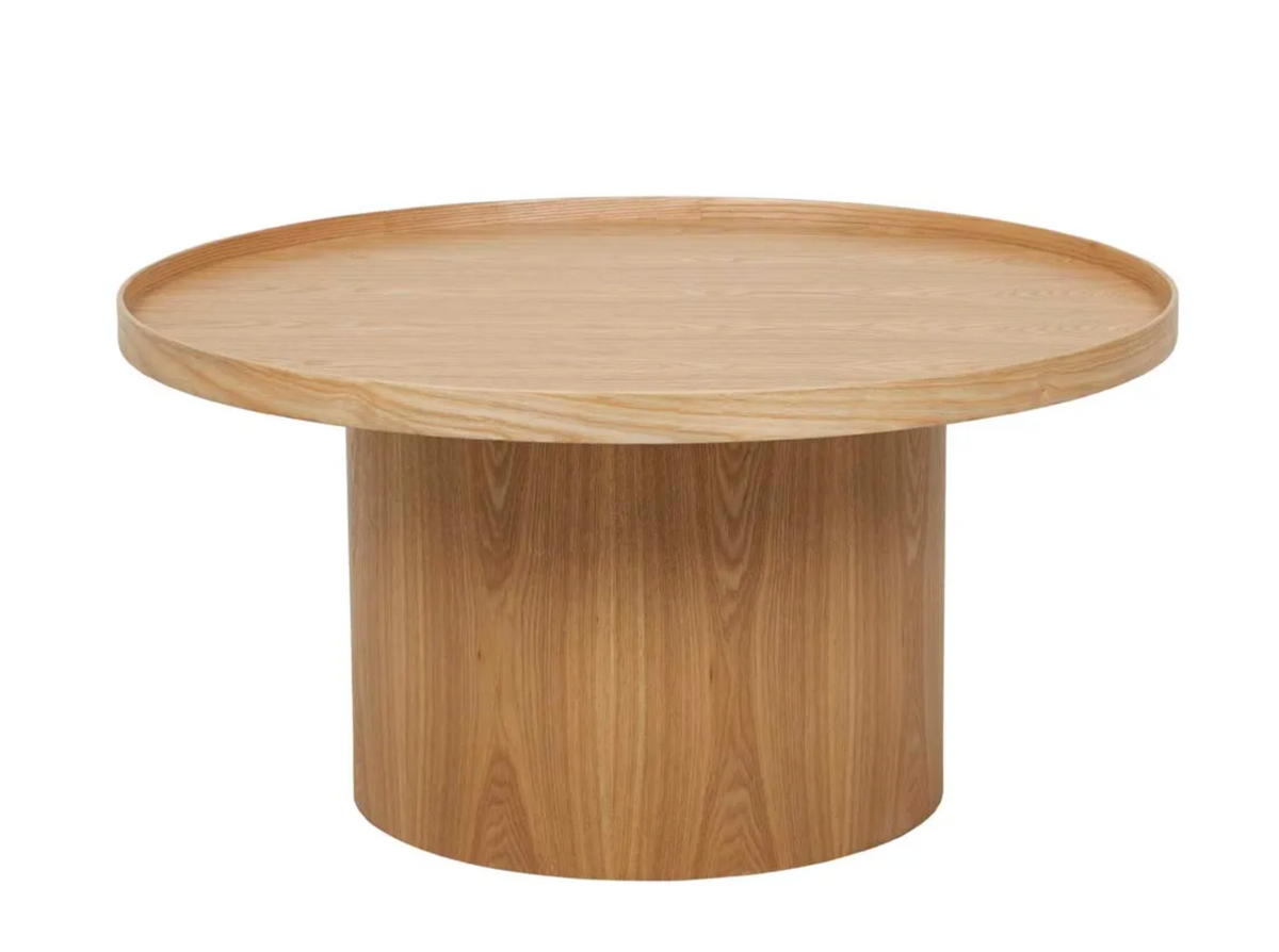 Classique Pedestal Coffee Table | Natural Ash – ReesandRees