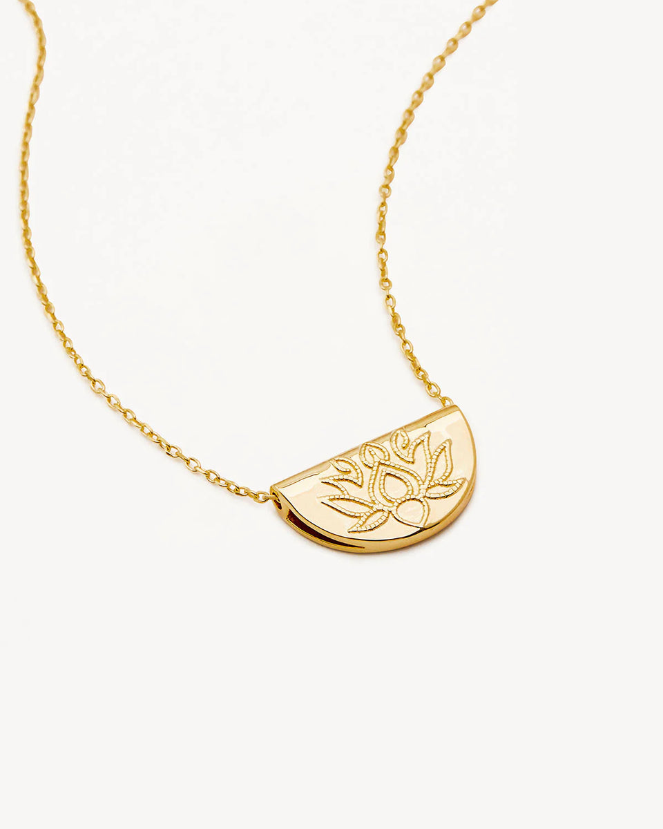 Lotus Short Necklace – ReesandRees